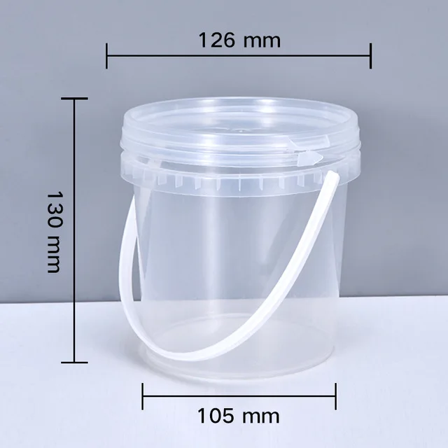 Pickle Egg Food Safe Storage Clear Plastic Bucket With Lid - Buy Clear ...