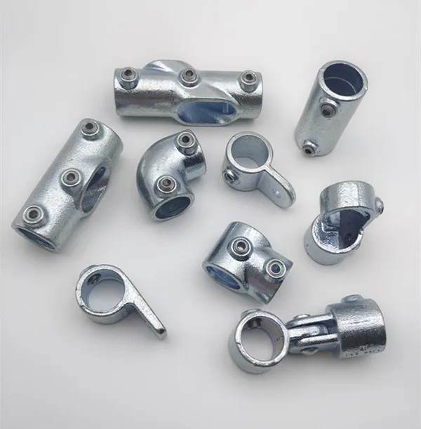 Galvanised 90 Degree Crossover Structural Pipe Clamp Handrail Key ...