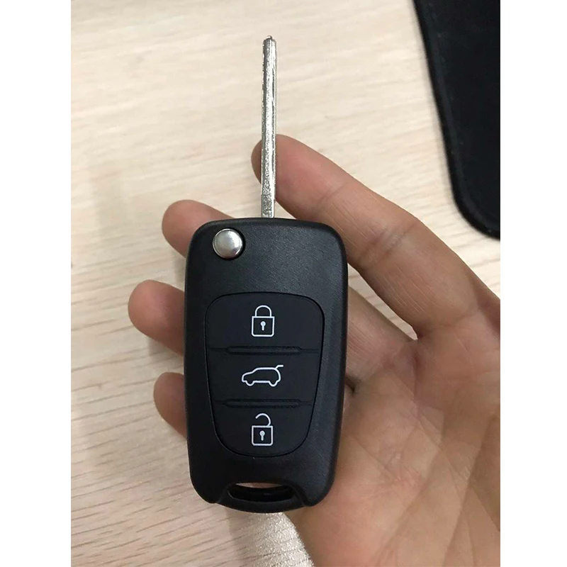 Plastic Remote Car Fob Shell Flip Key Case Suitable For Kia Hyundai ...