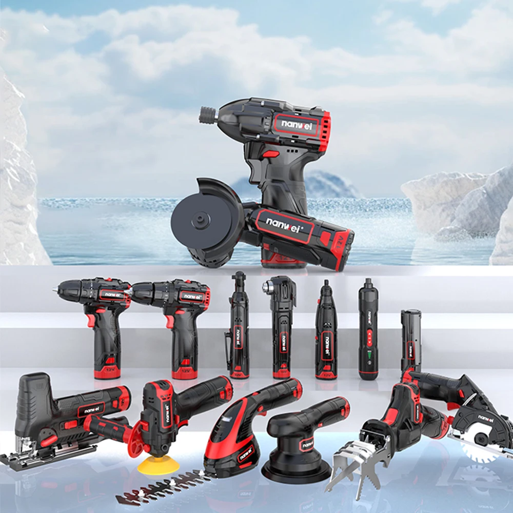 NANWEI 12V Home Series Power Tools Multi functional Tools Small and ...