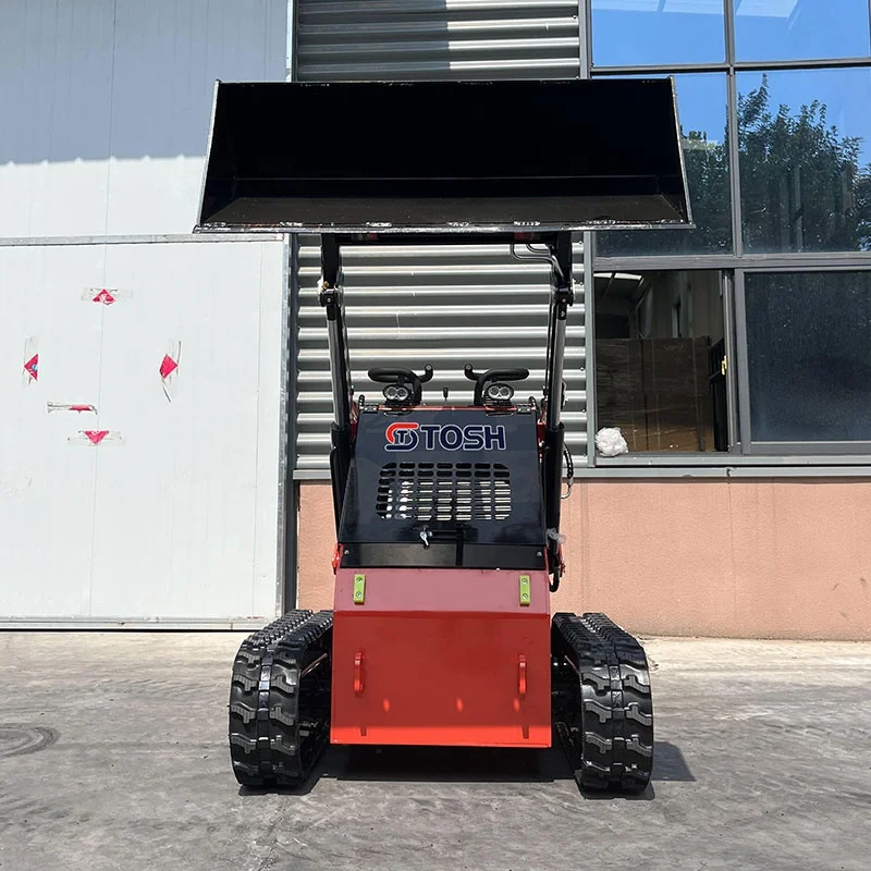 TOSH China Skid Steer Landscaping Garden Machinery Mini Skid Steer ...