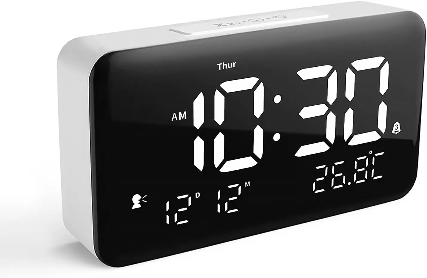 Night Light Desk Led Countdown Timer Loud Voice Alarm & Vibration ...