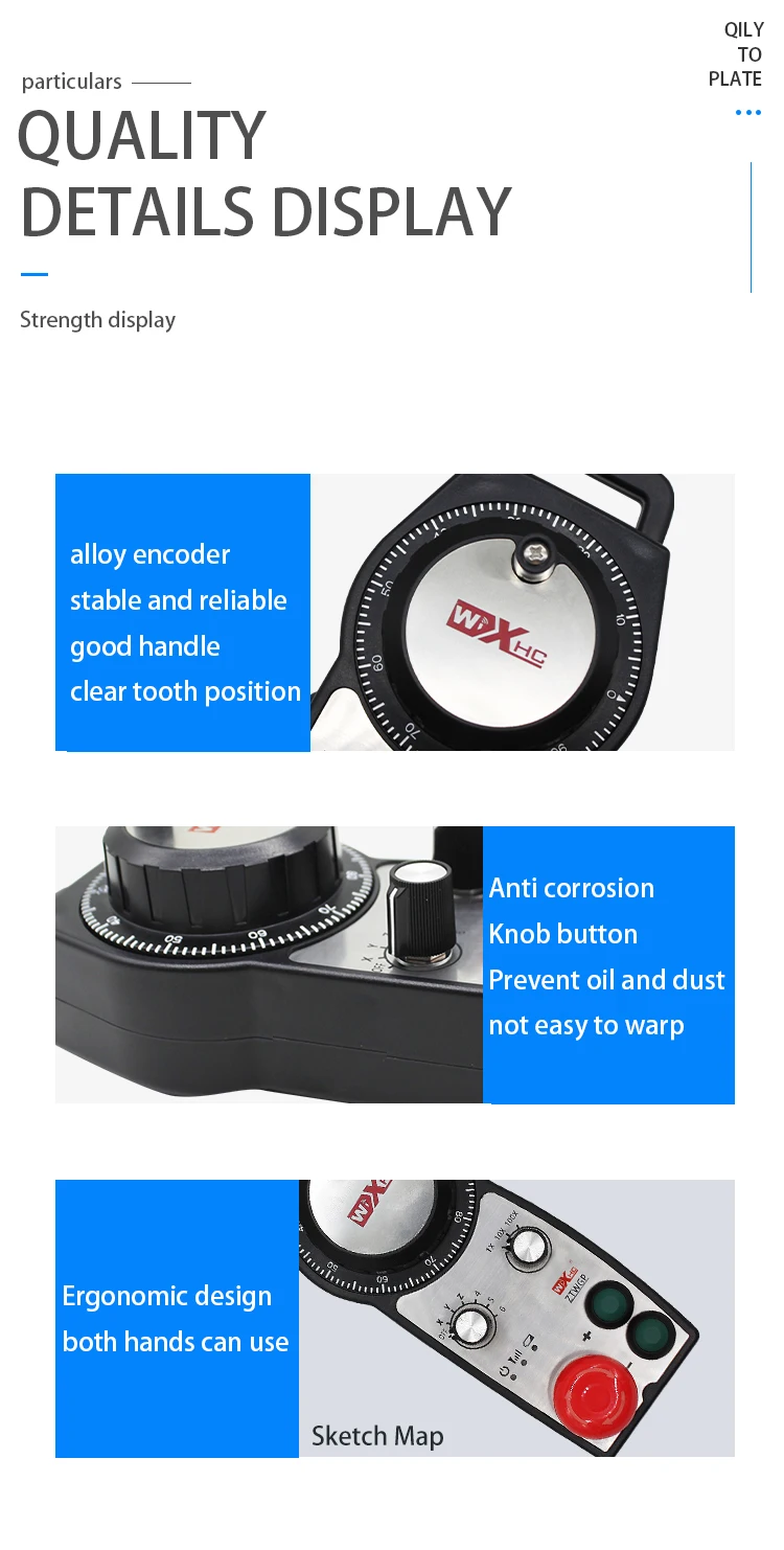 Manual Pulse Generator Handwheel Mpg For Cnc Lathe Fanuc Mitsubishi ...