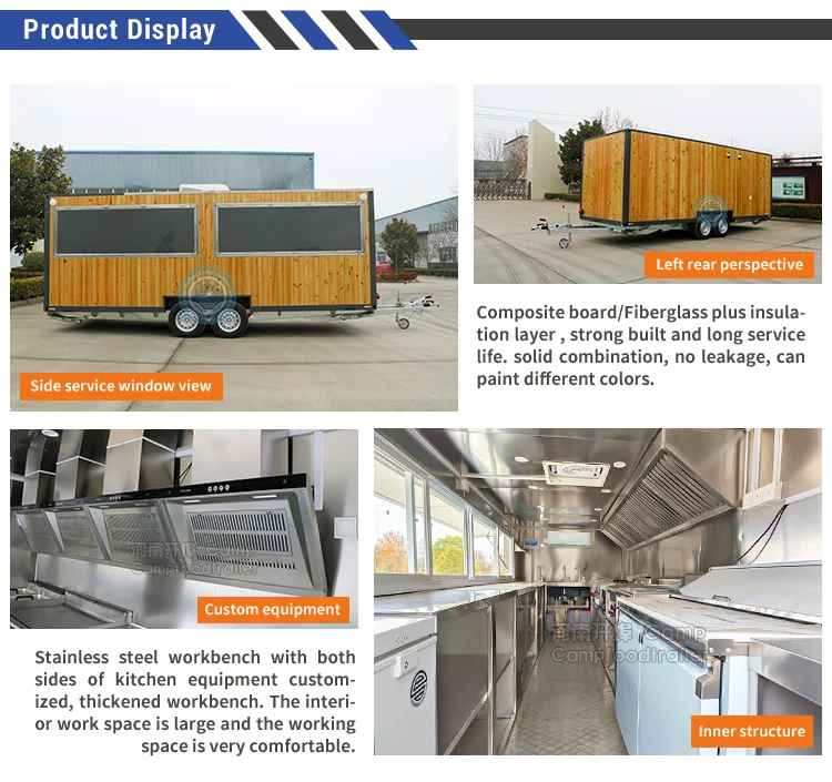 CAMP 20ft Shipping Container Kitchen Fully Equipped Consession Trailer ...