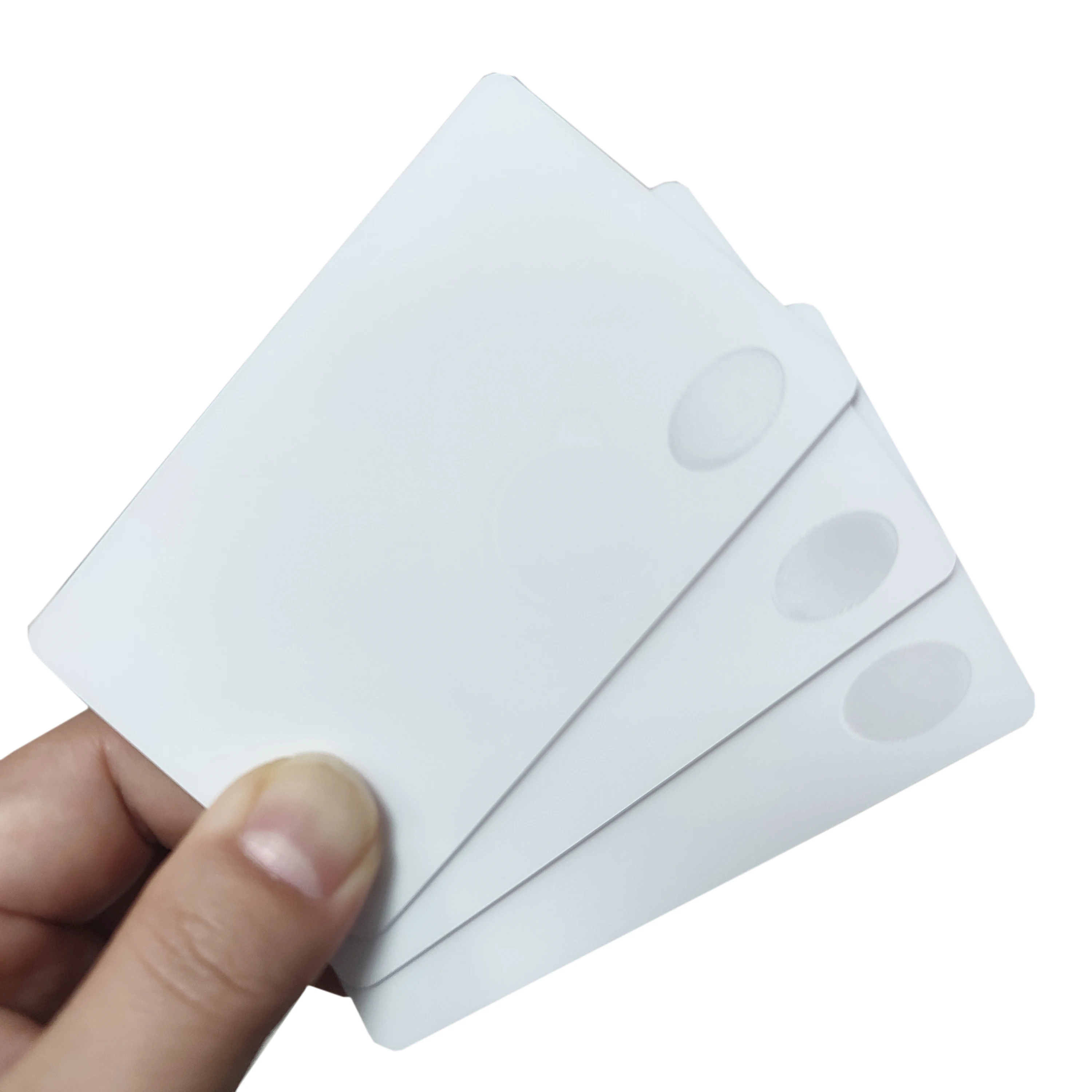 CMYK 4C Custom Printing Polycarbonate Blank White Card