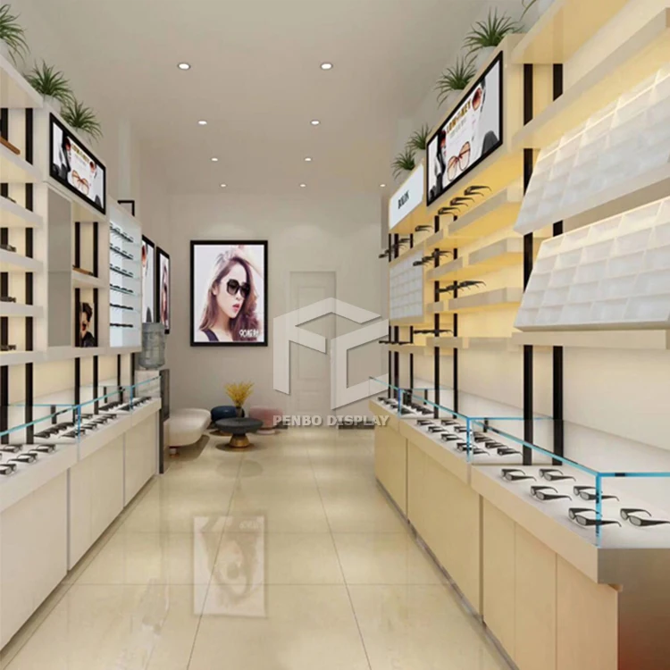 Customized Glasses Eyeglasses Store Display Showcase Furniture Optical ...