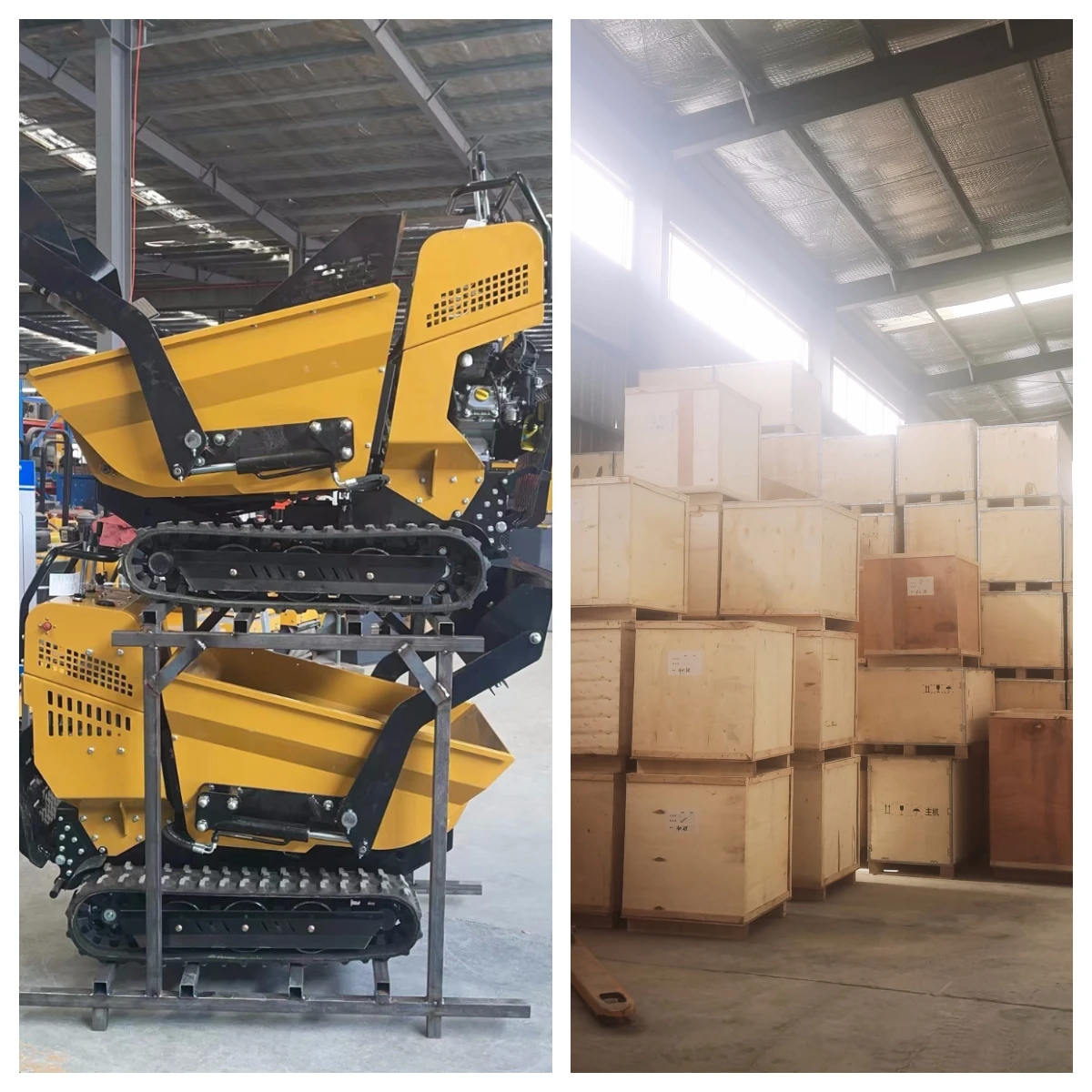 Free Shipping Transport Agriculture Self Loading Mini Track Dumpers ...