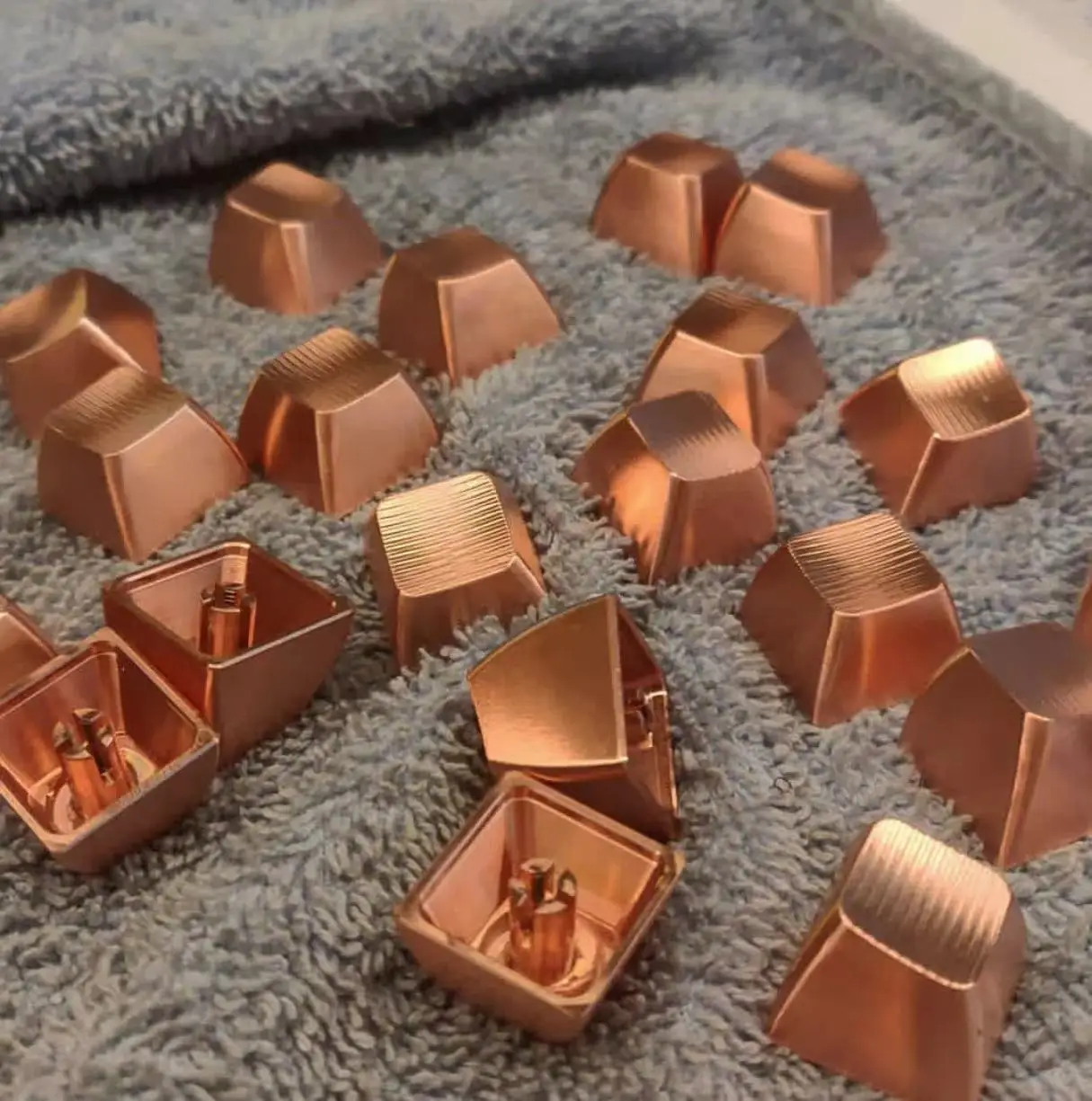 Factory Custom Cnc High Quality Brass Metal Mechanical Keyboard ...