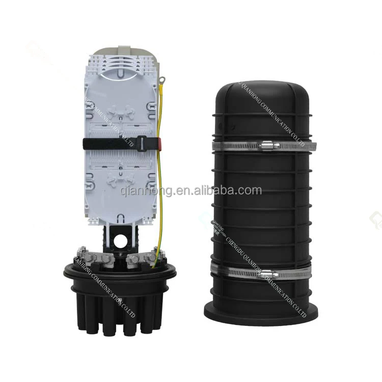 24 48 96 cores FTTH/FTTX IP68 Dome Type Closure Fiber Optic Splice ...