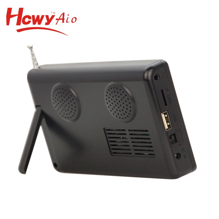 5 Inch Mini Portable TV with Digital Tuner DVB-T DVB-T2 ATSC - Small ...