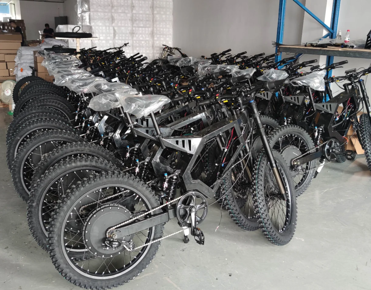 Electric Mtb Full Suspension Ebike Bomber Electric Bike 8000w 72v ...