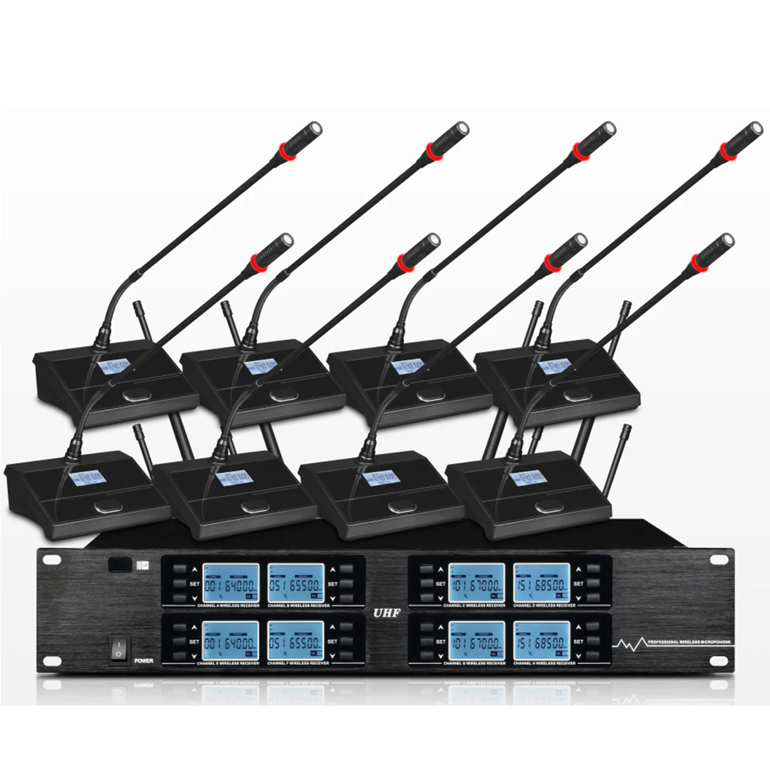 Professional Audio Conference Equipment Digital Uhf Wireless Microphone ...