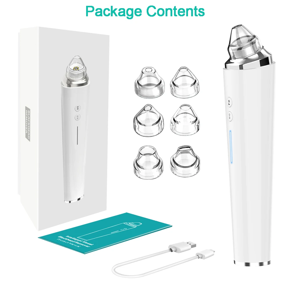 Timesiso H100-b 20x Wifi Visual Blackhead Vacuum Portable Face Cleaner ...