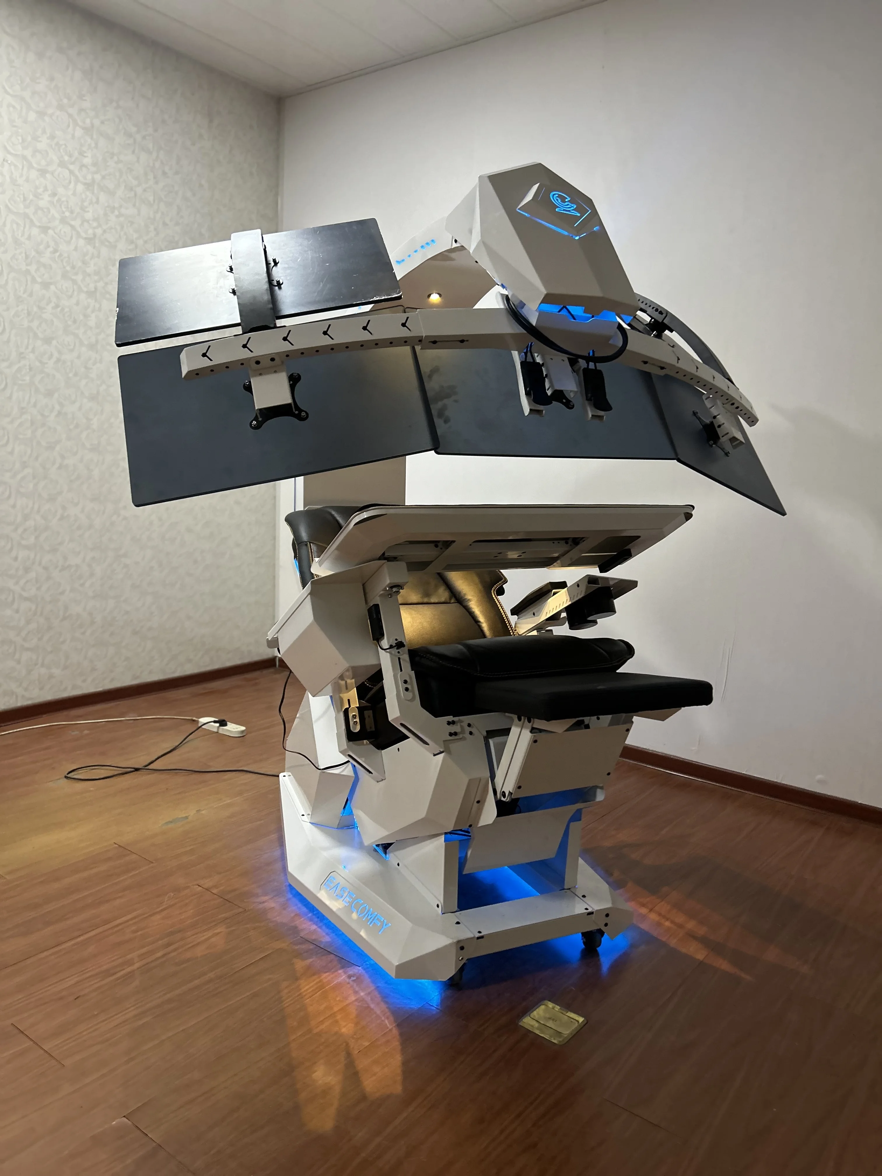 Easecomfy T2 Ergonomic Reclining Computer Chair - Adjustable Footrest ...