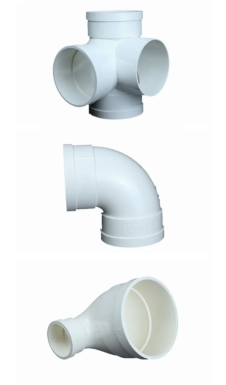 Y-shaped Pipe Fittings Pvc 45 Degree Tee Plastic 100mm Pvc Lataral Tee ...