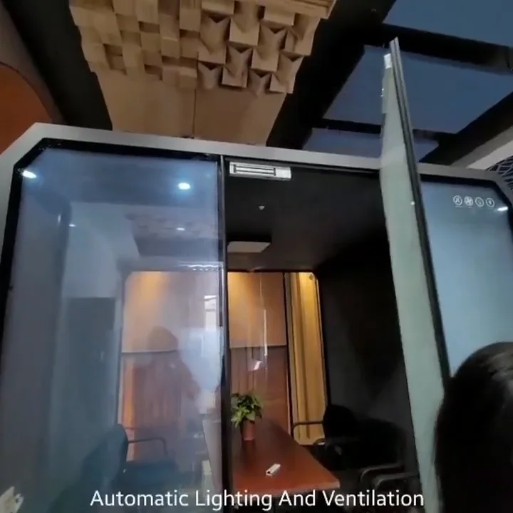 Meeting Phone Booth Acoustic Soundproof Study Work Pod Recording Booth ...