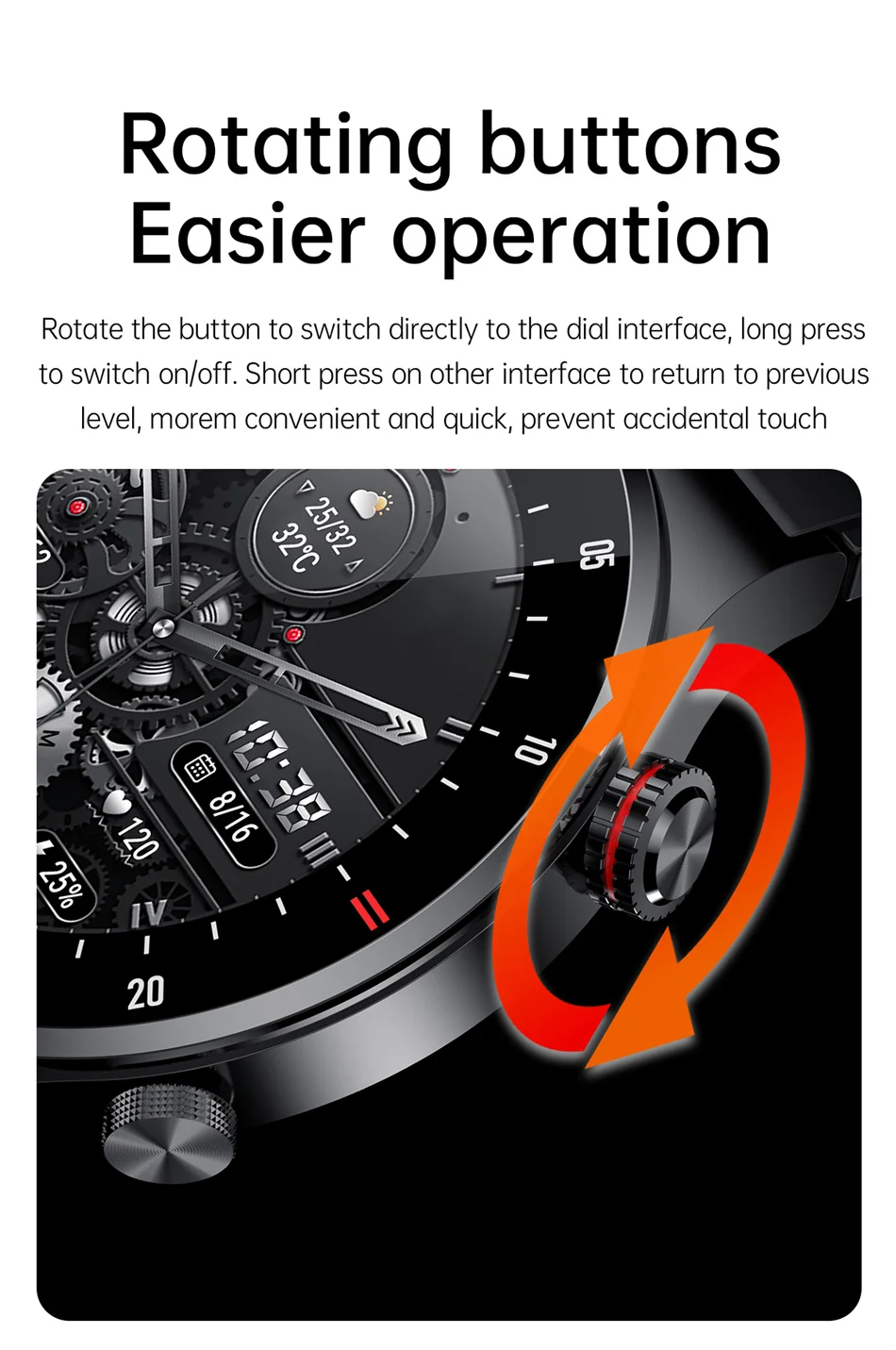 2023 QW33 Smart Watch for Men - High Quality Fitness Watch