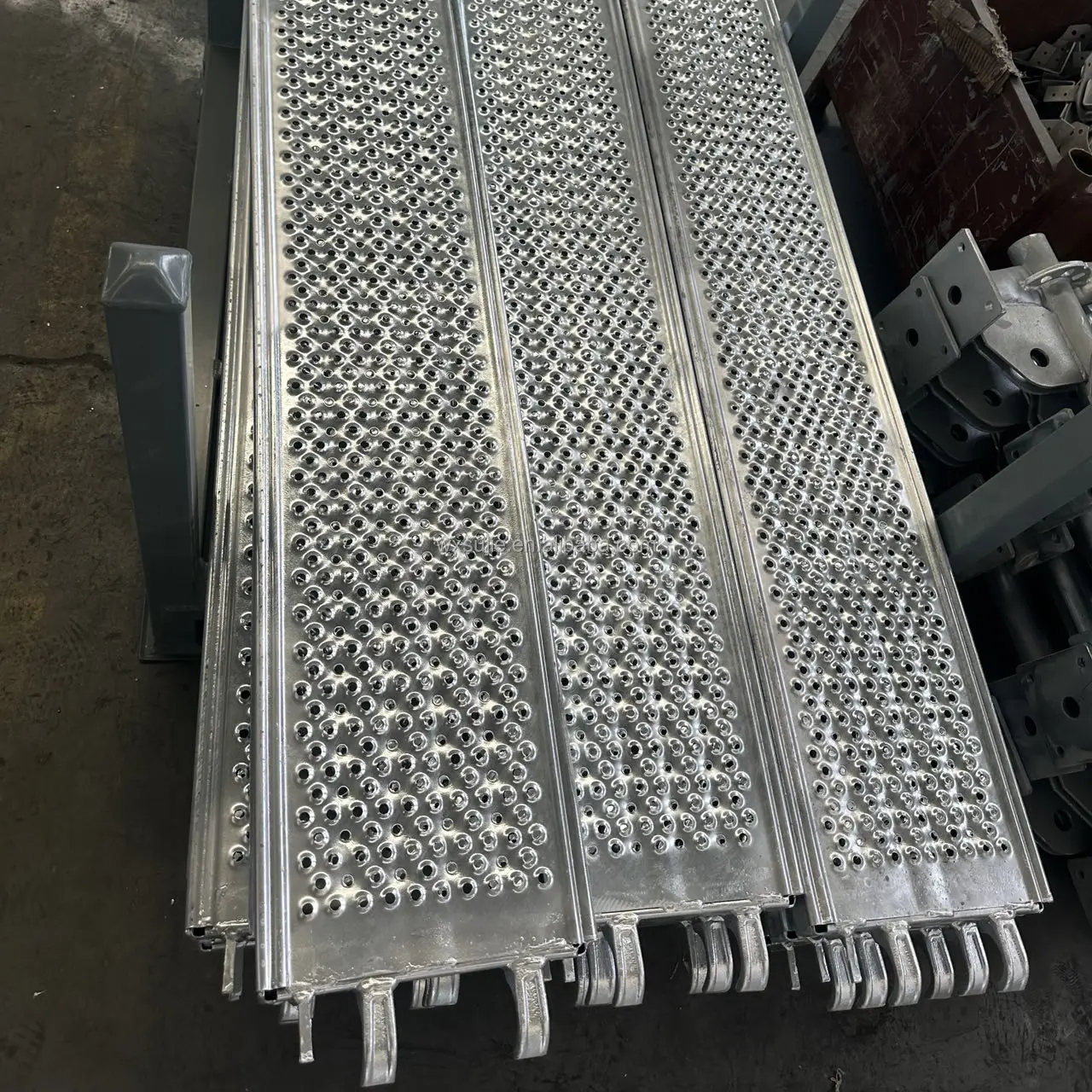 Construction Steel Galvanized Catwalk Scaffold Boards Metal Plank ...