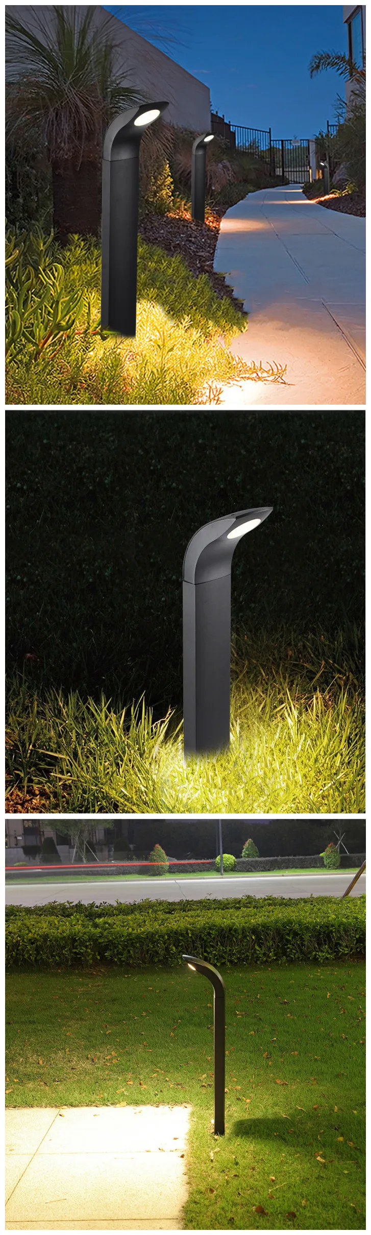 Modern Outdoor LED Bollard Light for Garden Landscape Lighting ...