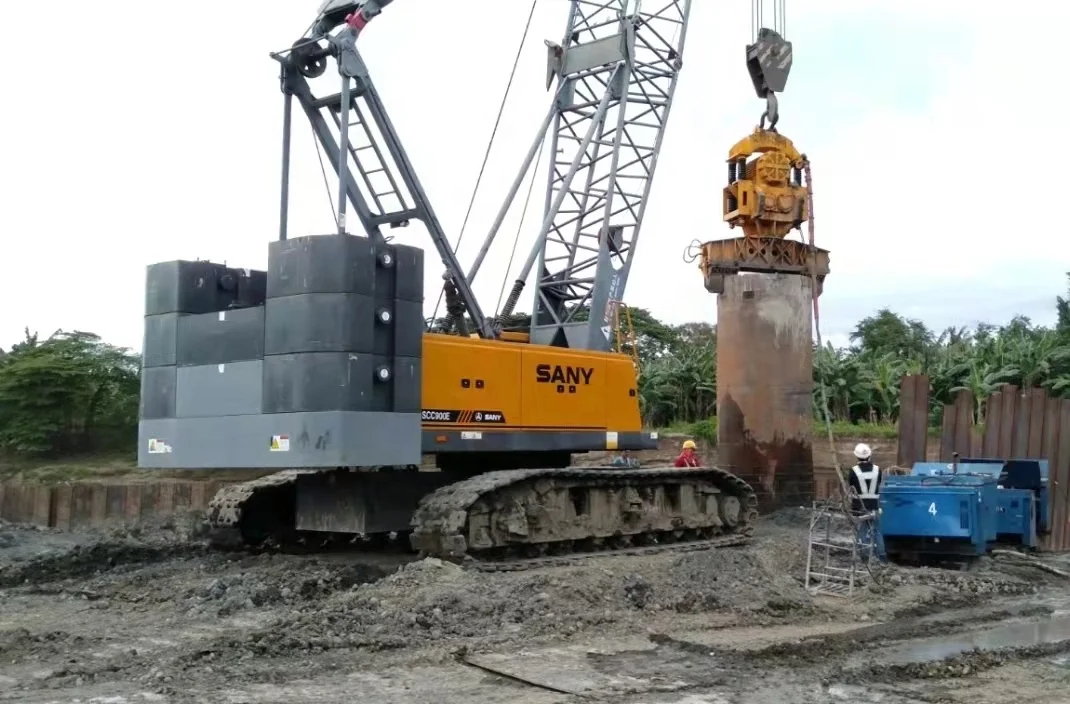 RT-120A Electric Vibro Pile Hammer - High Efficiency for Steel Casing Piles