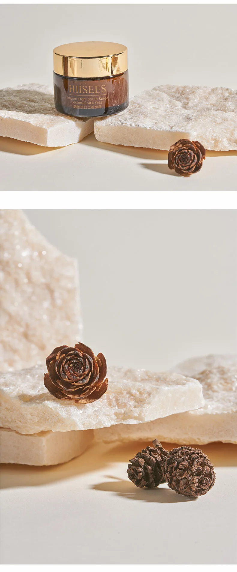 Yiscaxia Natural Crystal Stone Props for Product Photography