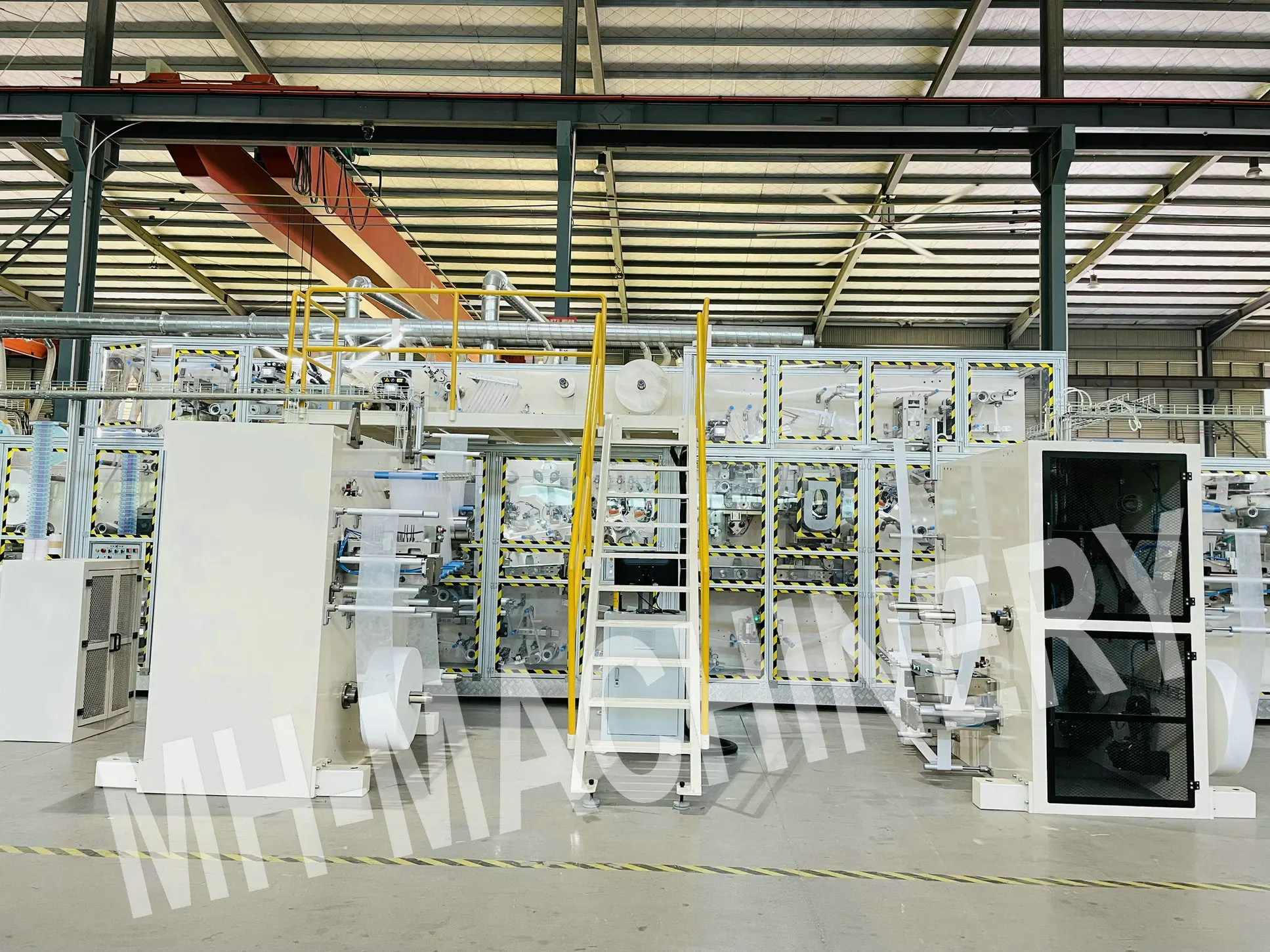 Full Servo Automatic Baby Diaper Machine Production Line Folding ...