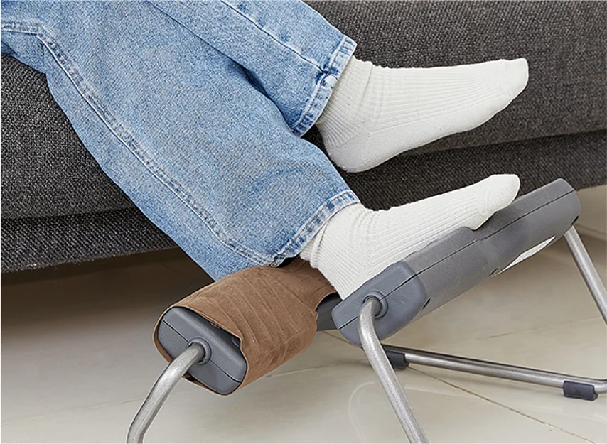 Ergonomic Step Foot Stool - Adjustable Support for Home Office
