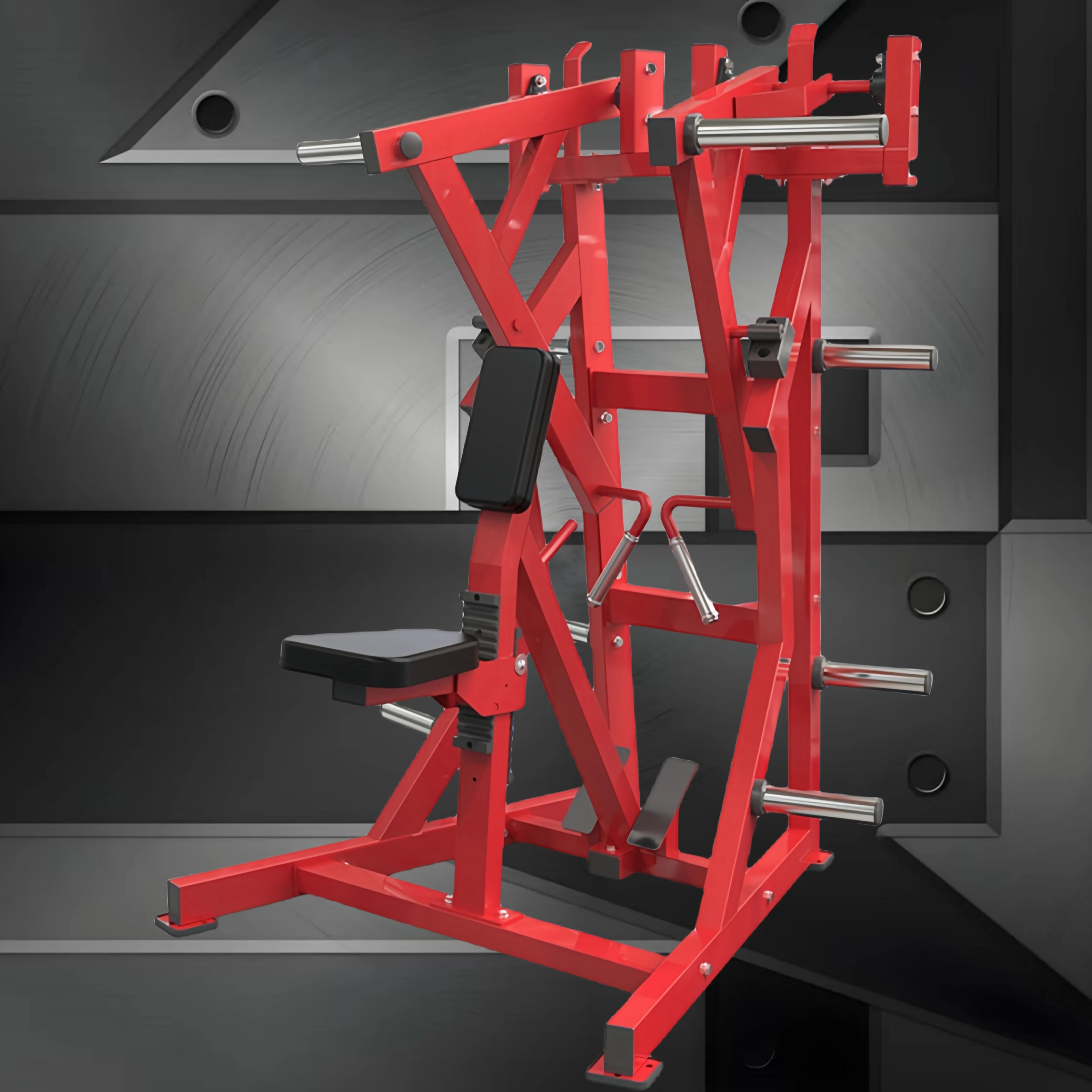 ISO-Lateral Low Row Machine | Adjustable Hammer Strength Fitness ...