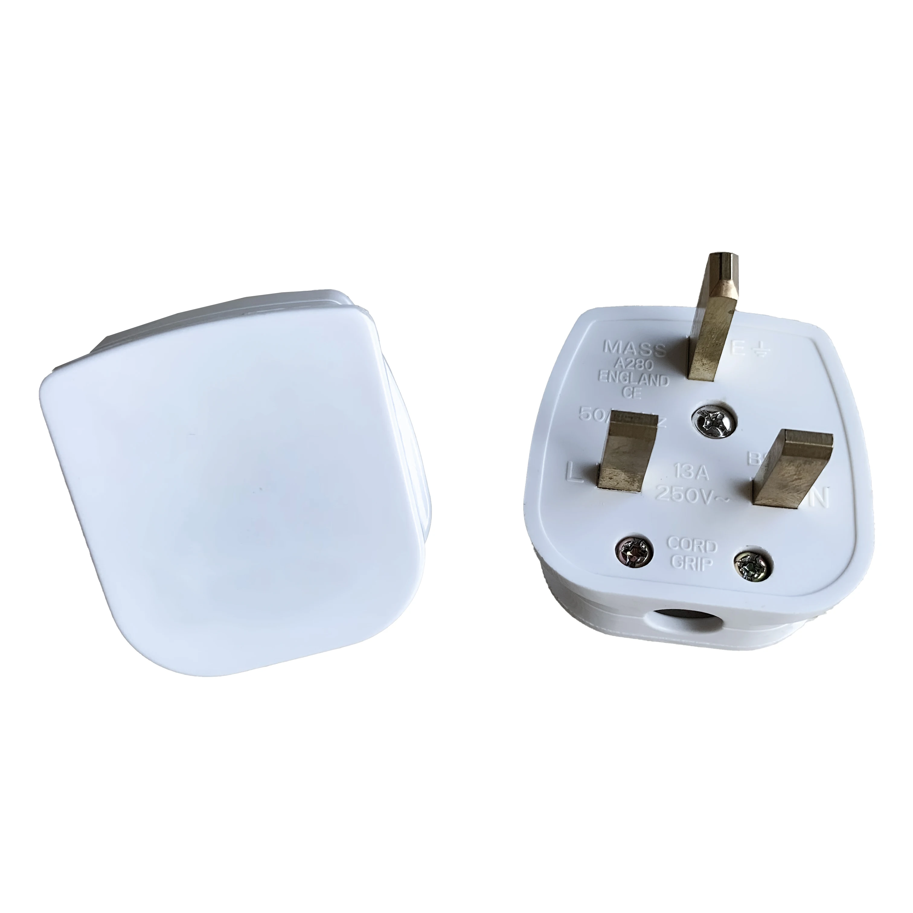 Uk Wireable Plug 3 Pins Assemble Wire Cord Power Plug British ...
