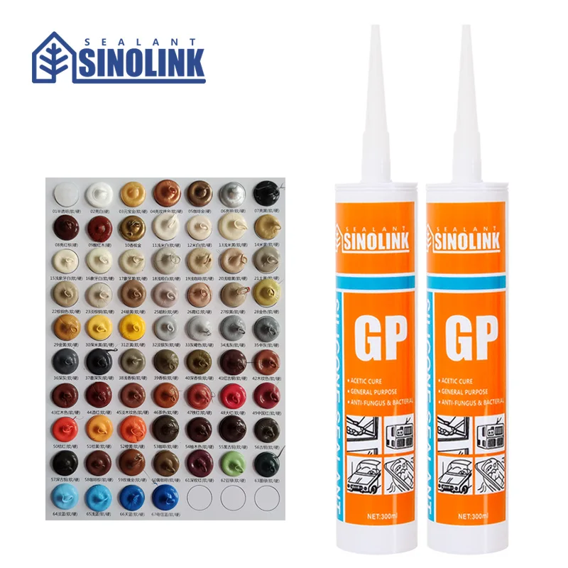 Wholesale Price Fast Drying General Purpose Gp Acetic Neutral Silicone Sealant Shandong Glue Rtv ...
