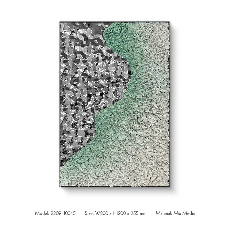 Modern Handmade Paper Wall Art Modern Abstract Decorative Painting ...