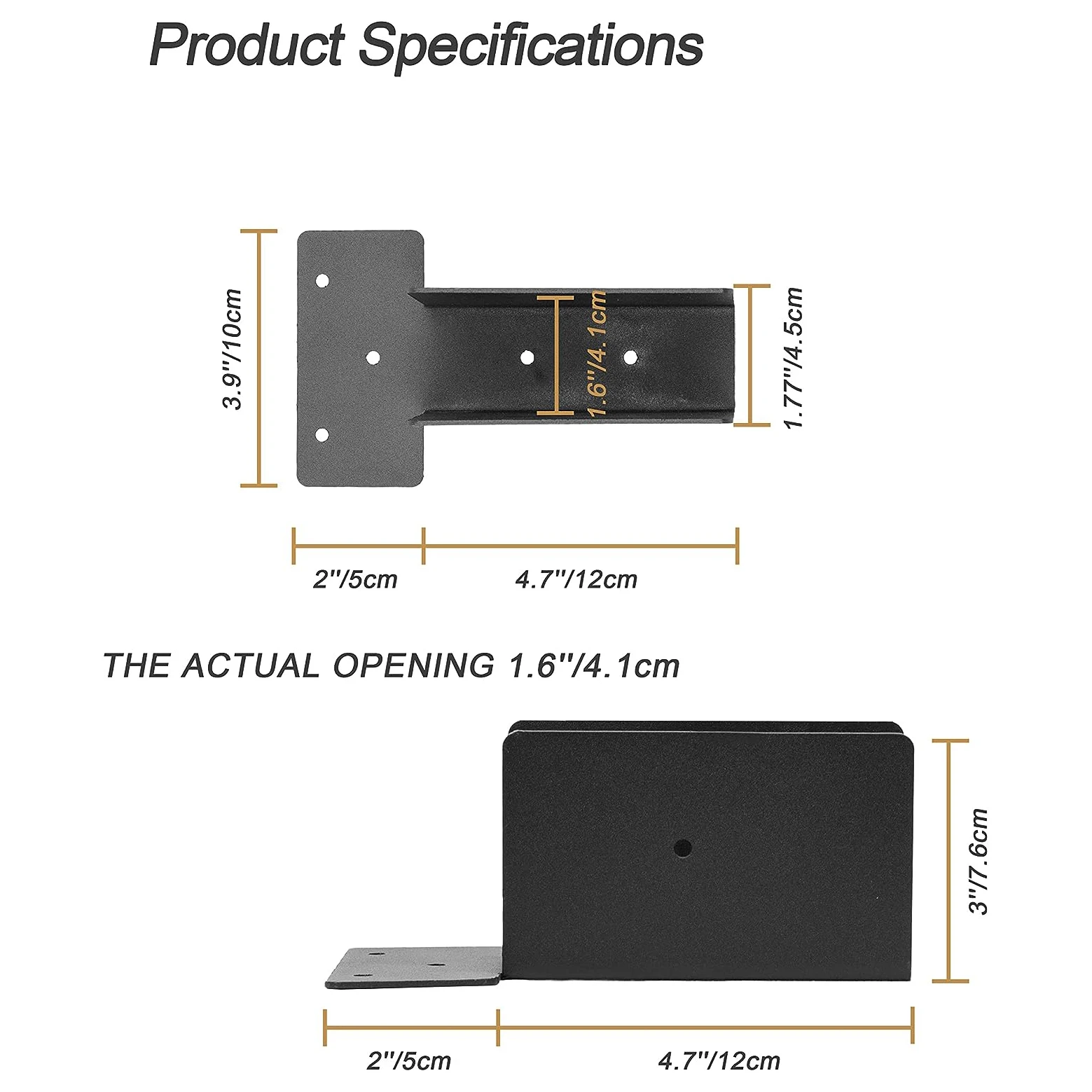 Pergola Brackets Metal Steel Woodwork Pergola Kit Upper Mount Bracket - Modular Sizing Pergola ...