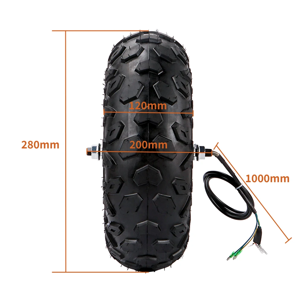 15km/h Electric Hub Motor Wheel - 36V/48V 350W Brushless Gear