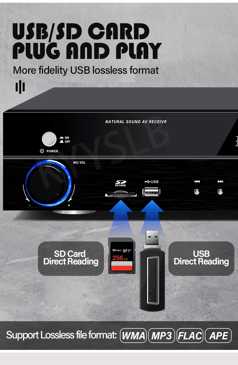 Professional 20000W Hi-Fi Digital Power Amplifier | 5.1 Channels Metal ...