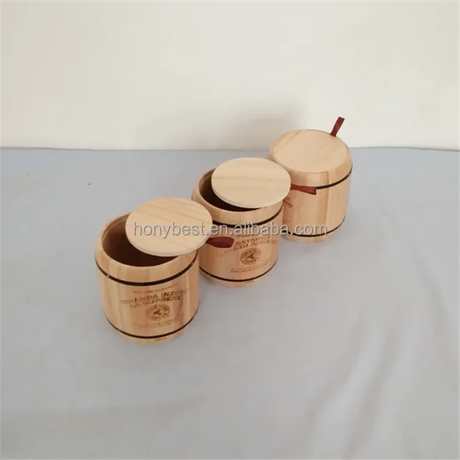 Alibaba.com: Mini Wood Barrel Shaped Box with Lid, Custom Empty Wood ...
