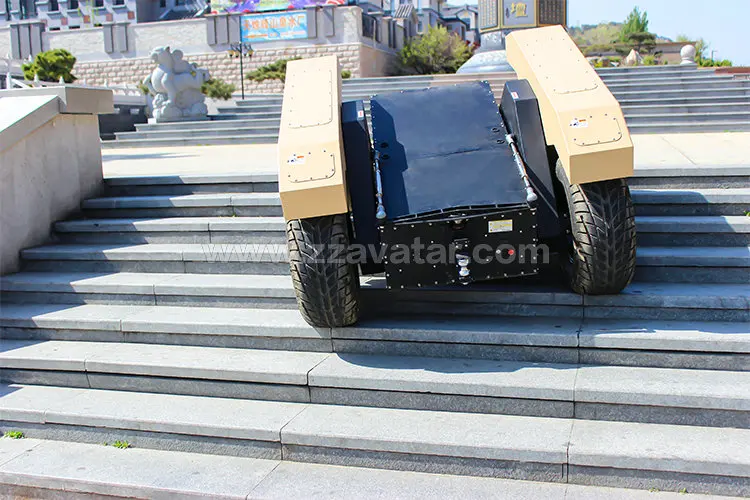 All Terrain Electric Vehicle Robot Platform 4WD Chassis