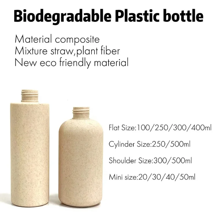 Eco-friendly Biodegradable Packaging for Shampoo & Conditioner