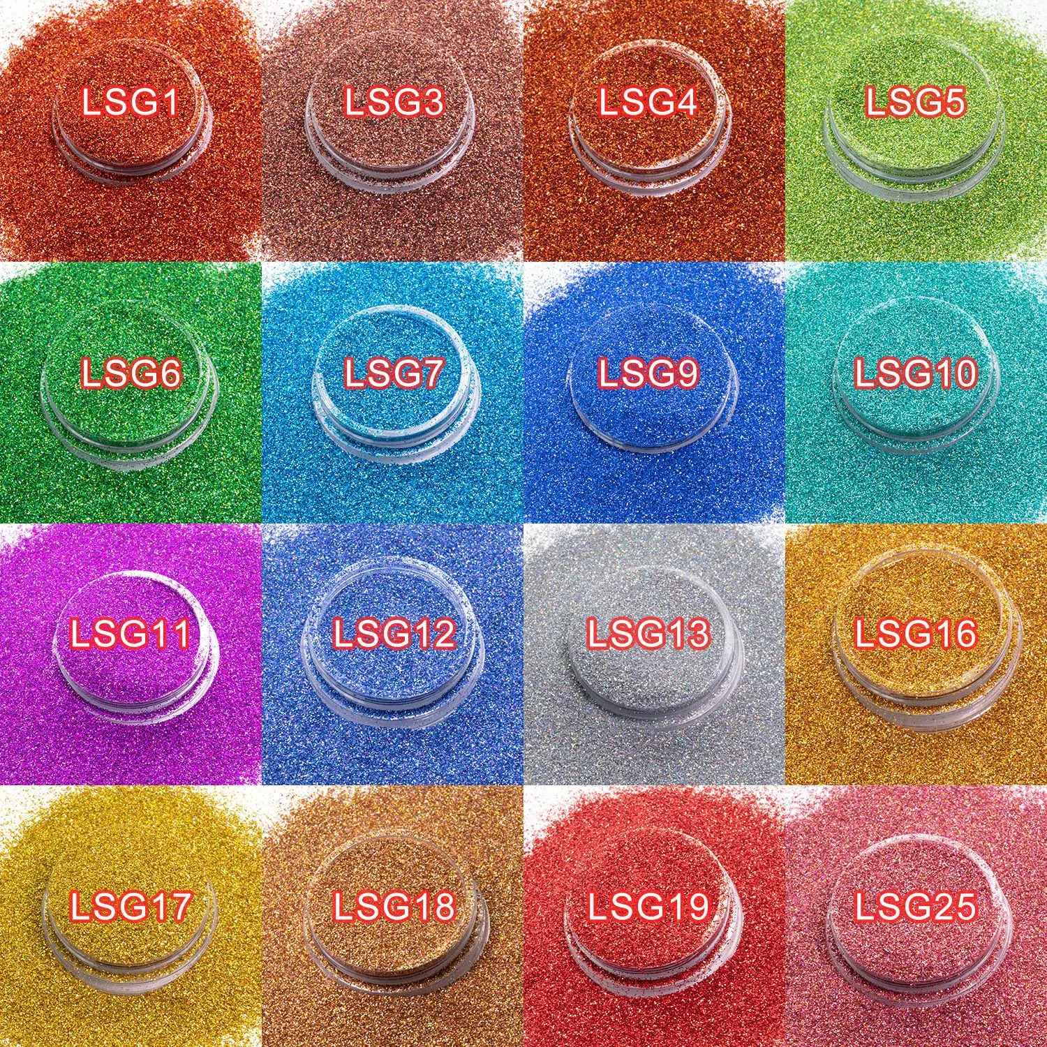 Laser Powder Holographic Rainbow Effect Holographic Unicorn Chrome ...