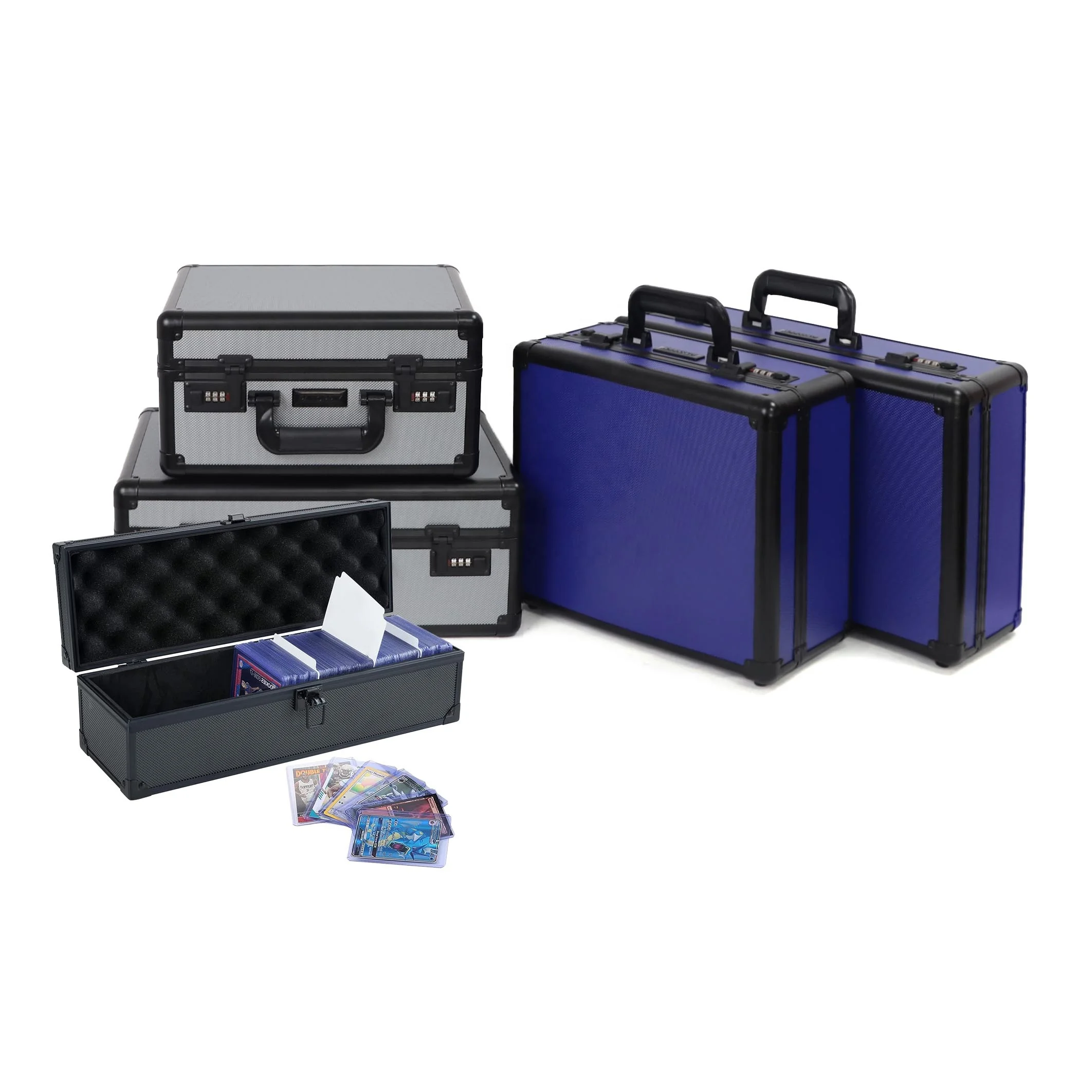 Customized Aluminum Toploader Card Storage Box Holder