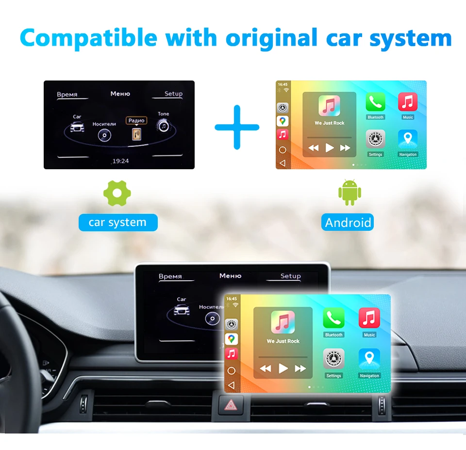 Carplay Android Mini Ai Box Android12 Wired To Wireless Sim Card ...