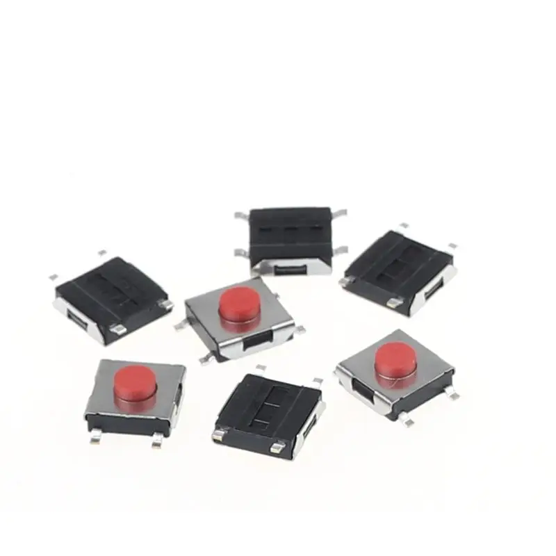 12*12 Tactile Switch With Led Multicolored 12x12 Illuminated Tactile ...