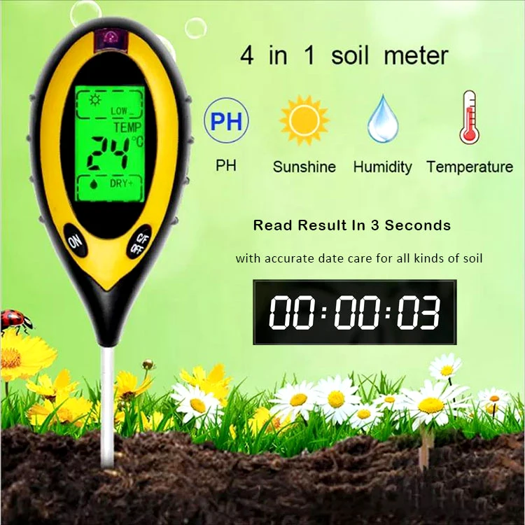 Cheap Soil PH Meter Moisture Soil PH Sensor Ground Soil PH Tester With ...