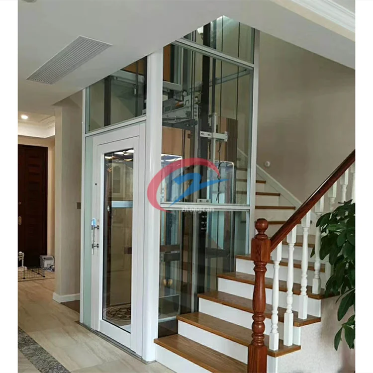 Customizable Mini Outdoor Traction Home Elevator Residential Elevator 6 ...