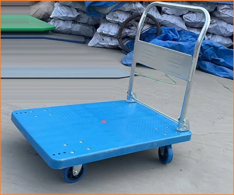 Wholesale Price Mobile Folding Warehouse Hand Trolley Easy Operation ...