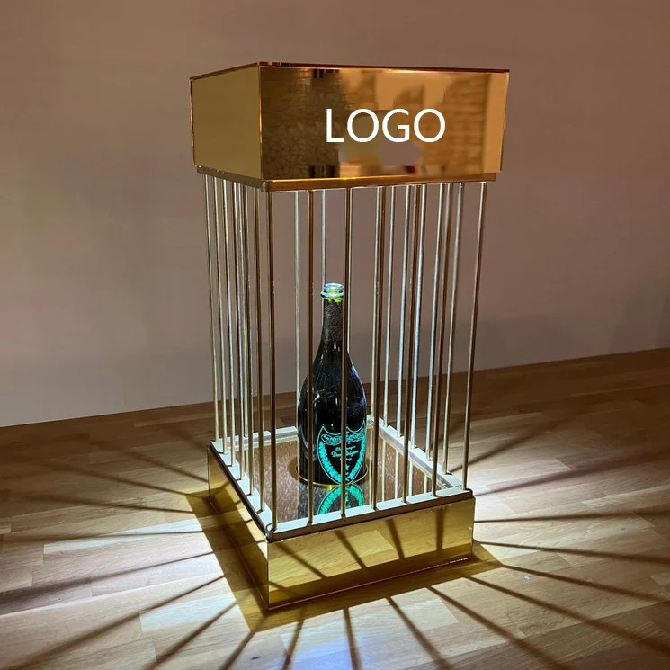 GOLDEN Glorifier Cage Bottle Presenter LED for Night Club