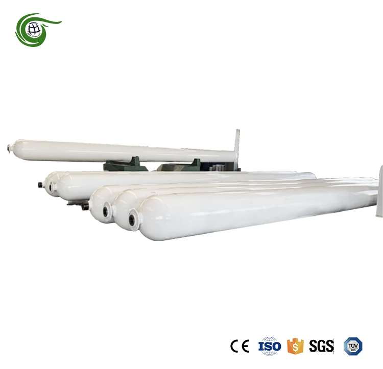 H2 Gas Hydrogen Storage Jumbo Tube Skid Container Semi-trailer