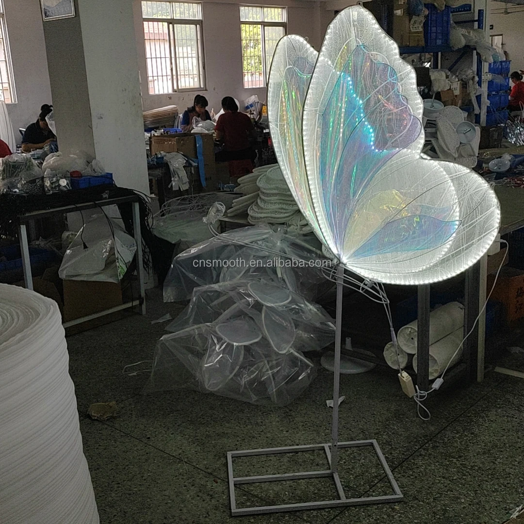 LED Light Butterfly Stage Backdrop - Wedding Walkway Decor