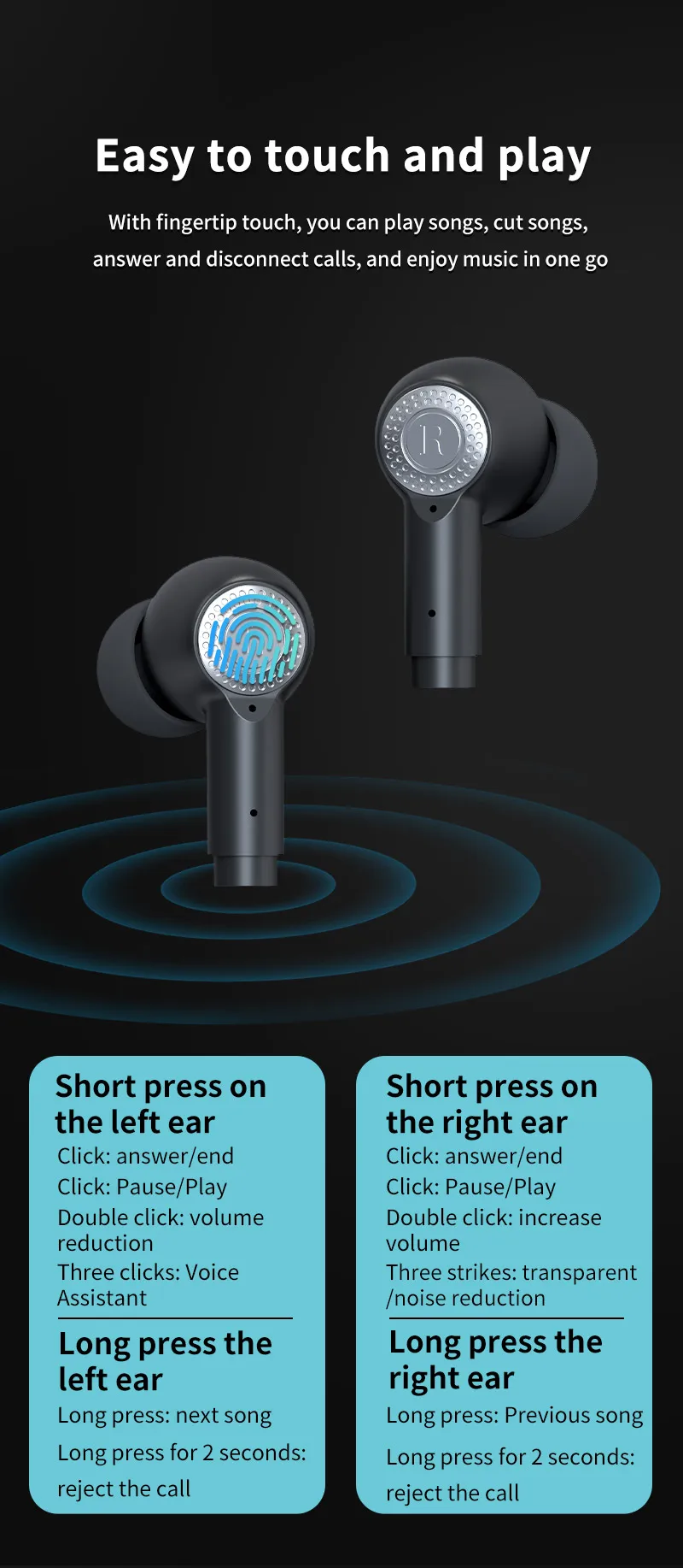 Valdus J9 Neckband Headset - 2 in 1 ANC ENC Earphone