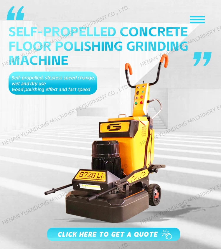 2025 New Wholesales Internal Vacuum Cleaner Concrete Grinder High Quality Floor Grinding Machine ...
