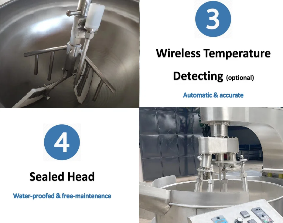 Industrial Cooking Mixer Machine - TINDO Pot Jacket Kettle